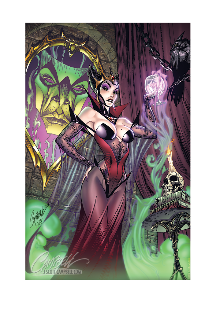 evil queen art