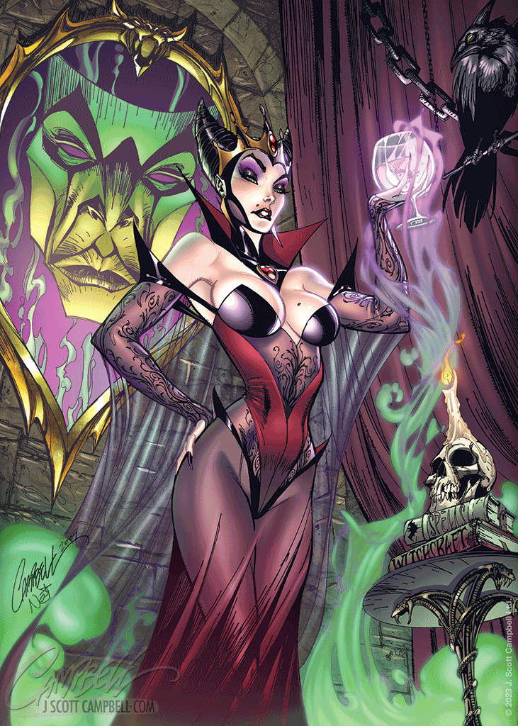 evil queen art