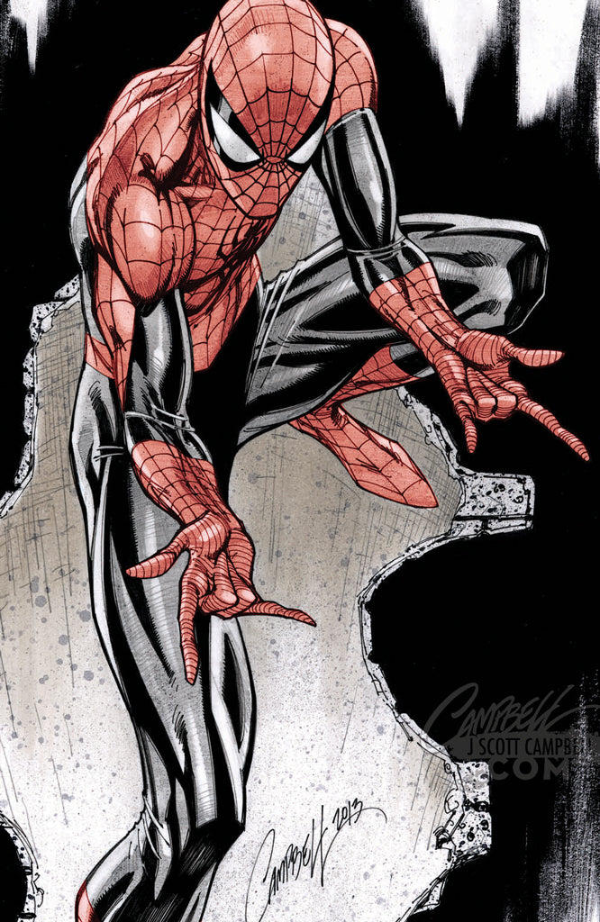 spider man comic artwork