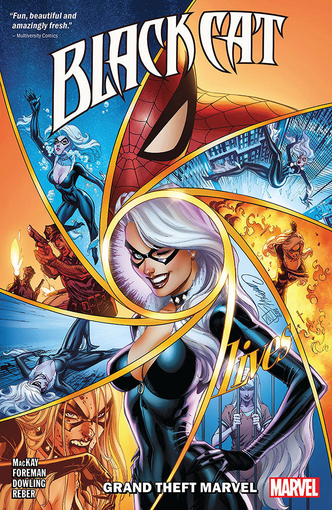 black cat comic art