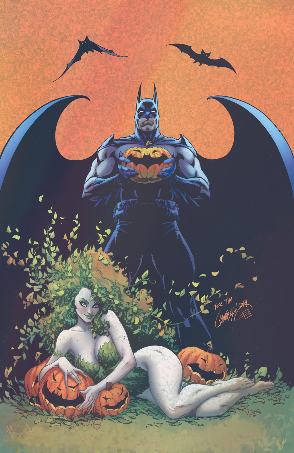 Batman TLH: The Last Halloween #5 [A] FOIL J. Scott Campbell (2025) – J. Scott Campbell Store