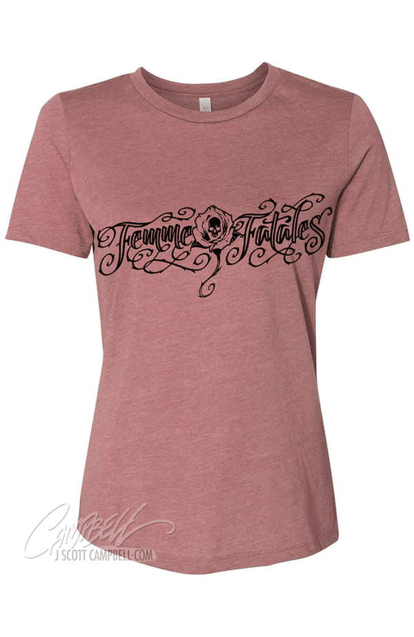 J. Scott Campbell FTF Femme Fatales Logo 2023 Women's T-Shirt