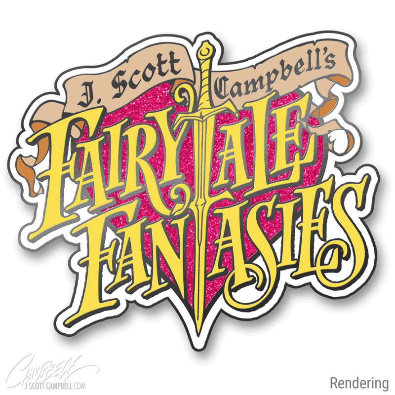 FTF Crest 2023 First Edition Pin J. Scott Campbell