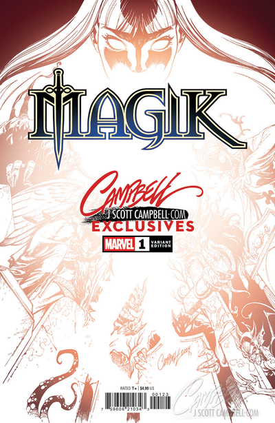 Magik #1 J. Scott Campbell Artist EXCLUSIVE