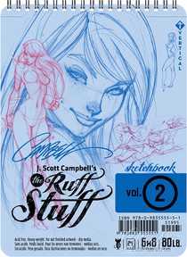 J. Scott Campbell The Ruff Stuff Sketchbook Volume 2