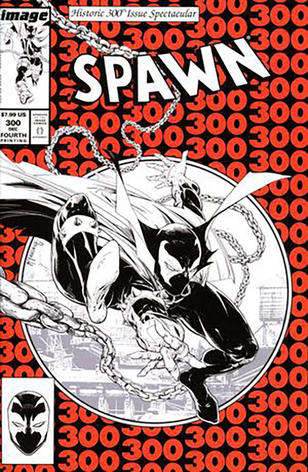 Spawn #300 [4th] "McFarlane" Parody 4th Printing - RED – J. Scott Campbell Store