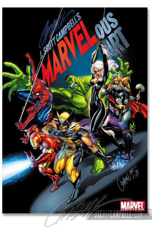 J. Scott Campbell MARVELous Art Hardcover