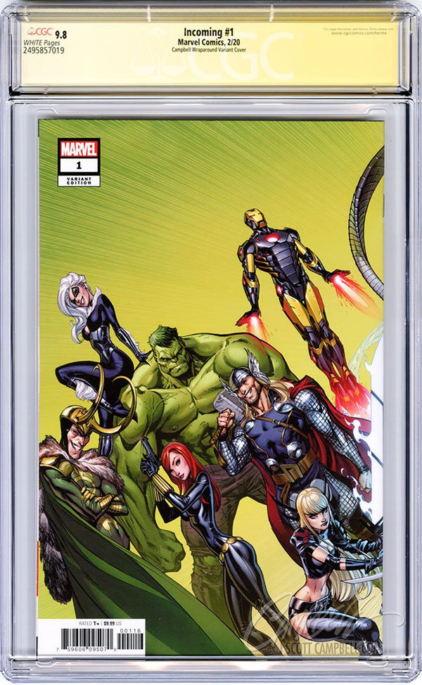 CGC 9.8 SS Incoming #1 1:100 INCENTIVE JSC