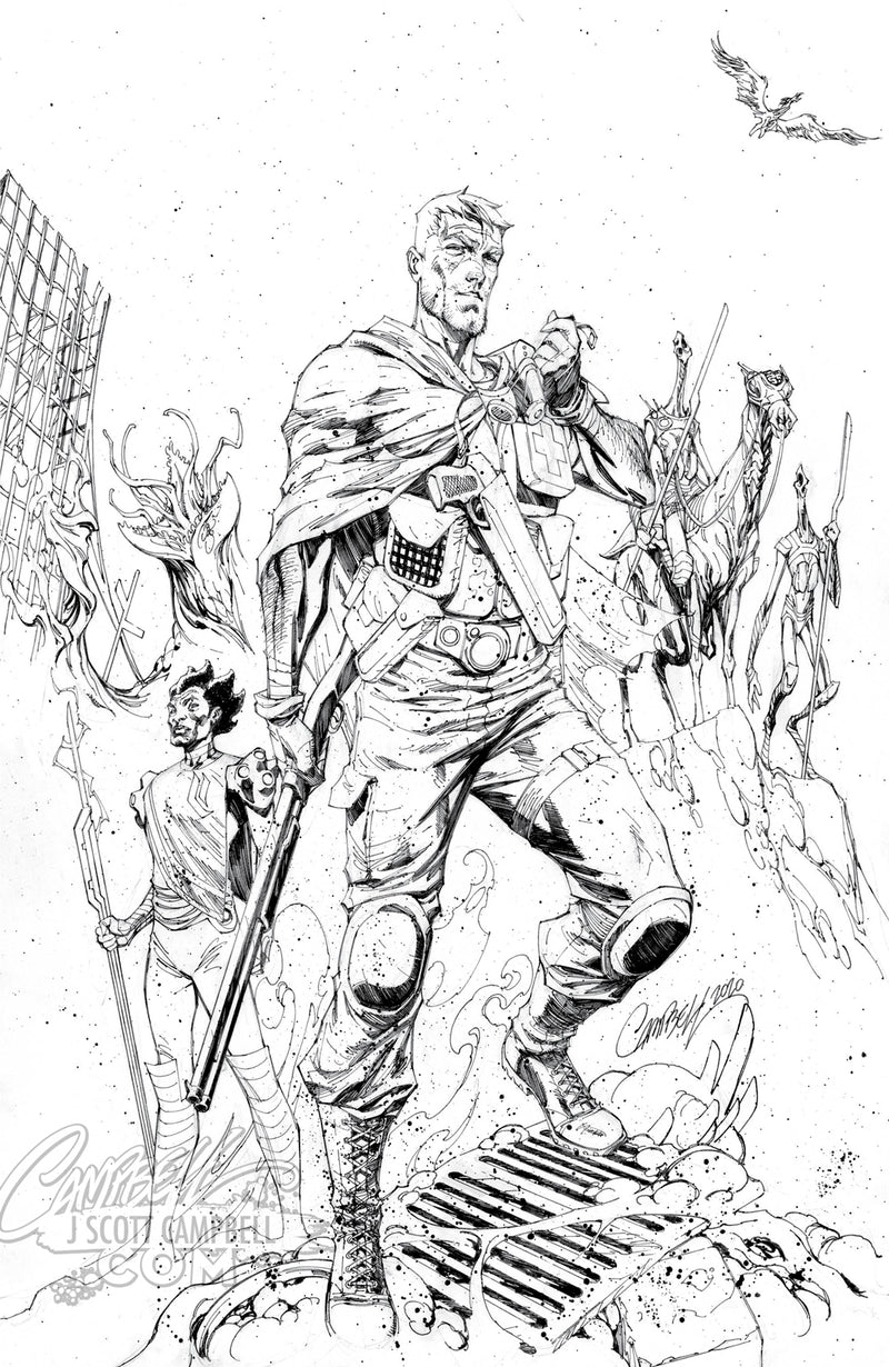 J. Scott Campbell Oblivion Song #25 Anniversary Issue